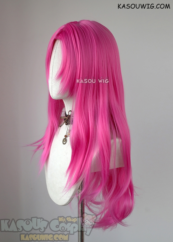 JOJO JoJo's Bizarre Adventure Diavolo pink long straight cosplay wig ...
