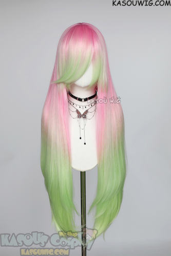 Kimetsu no Yaiba Demon Slayers Muichiro Tokito long straight black mint ...