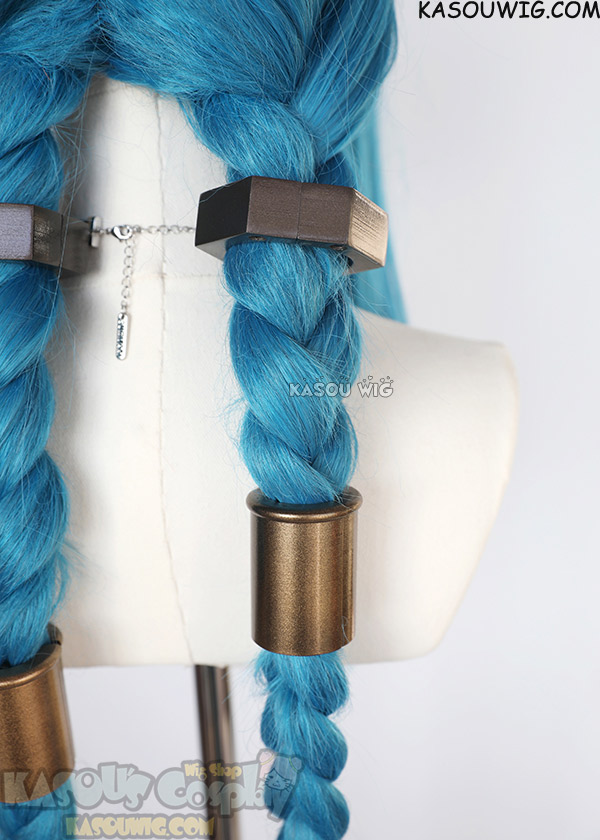 League of Legends Arcane Jinx 3D printed hair accessories (9pcs)