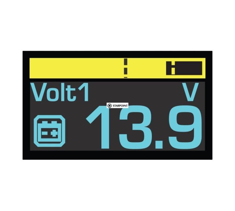 Projecta 12/24V Dual Battery Volt Meter