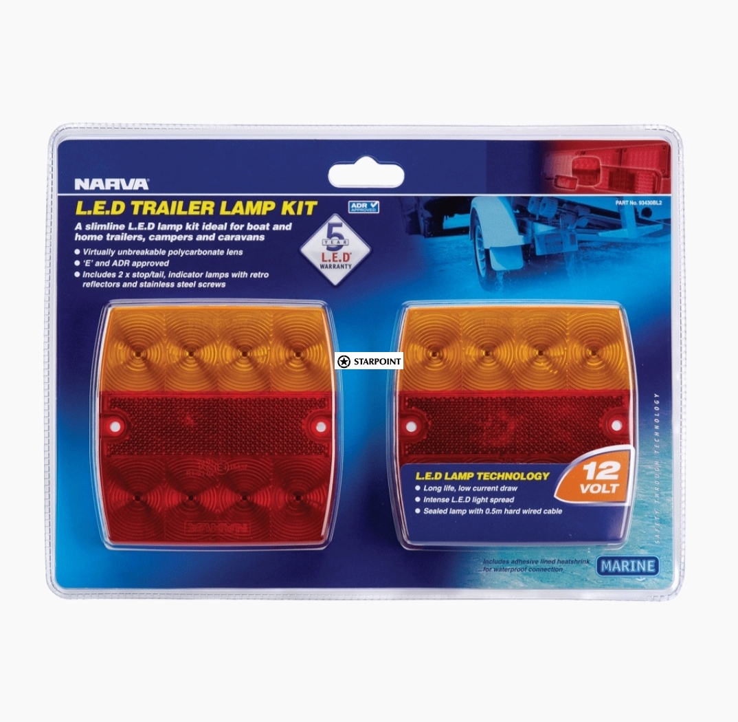 Narva 12 VOLT MODEL 34 LED SLIMLINE REAR COMBINATION LAMP