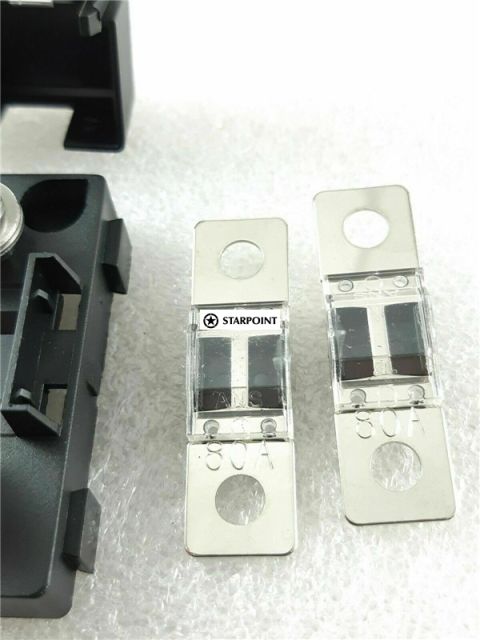 80A Midi Ans Fuses Holders Suit Dual Battery or Solar 80Amp Bolt Down ...