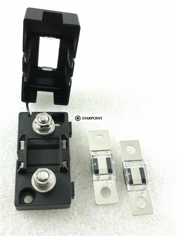 125A Midi Ans Fuses Holders Suit Dual Battery Or Solar 125Amp Bolt Down ...