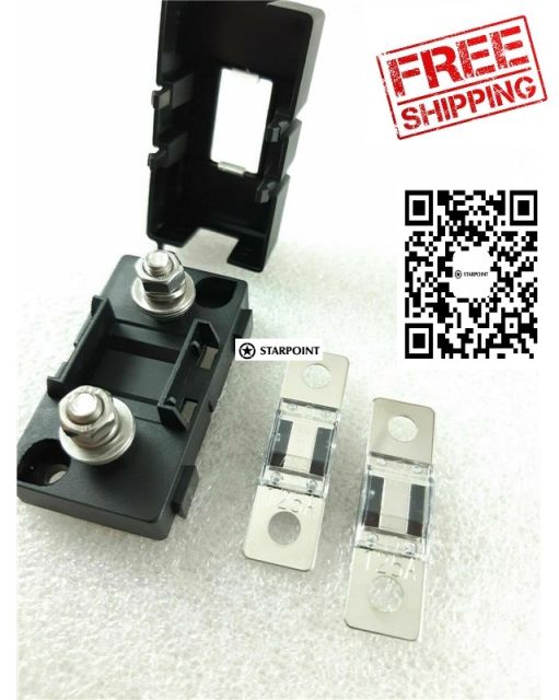 125A Midi Ans Fuses Holders Suit Dual Battery Or Solar 125Amp Bolt Down ...