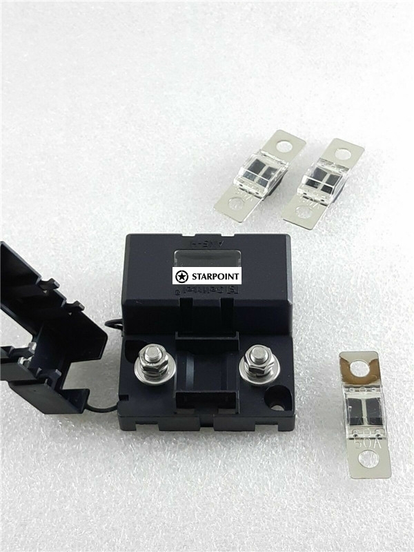 Midi Fuse Kit 2 x Holders + 3 x 50 Amp Fuse Dual Battery Midi Fuse ...