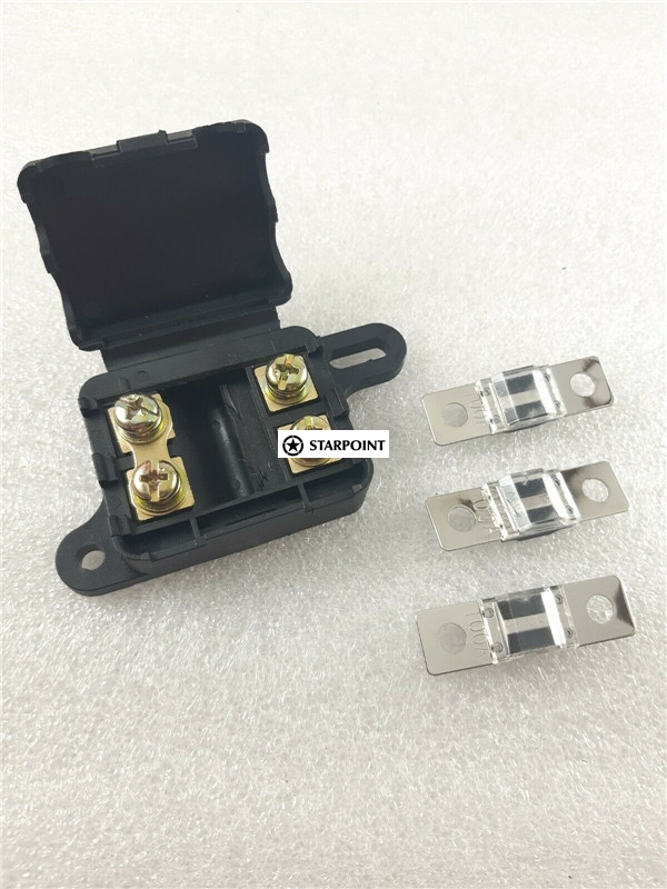 Twin Midi Fuse Holder Kit suits - Dual Battery or Caravan inc 3 x 100 ...