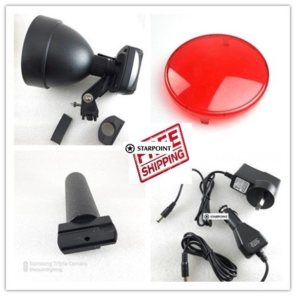 Hunting Spotlight ,Rechargeable LED Handheld Spotlight Kit, Battery ...