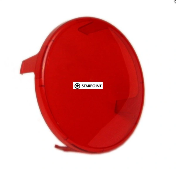 150mm Spotlight Cover Red Lense Filter for HID, LED and Halogen ...