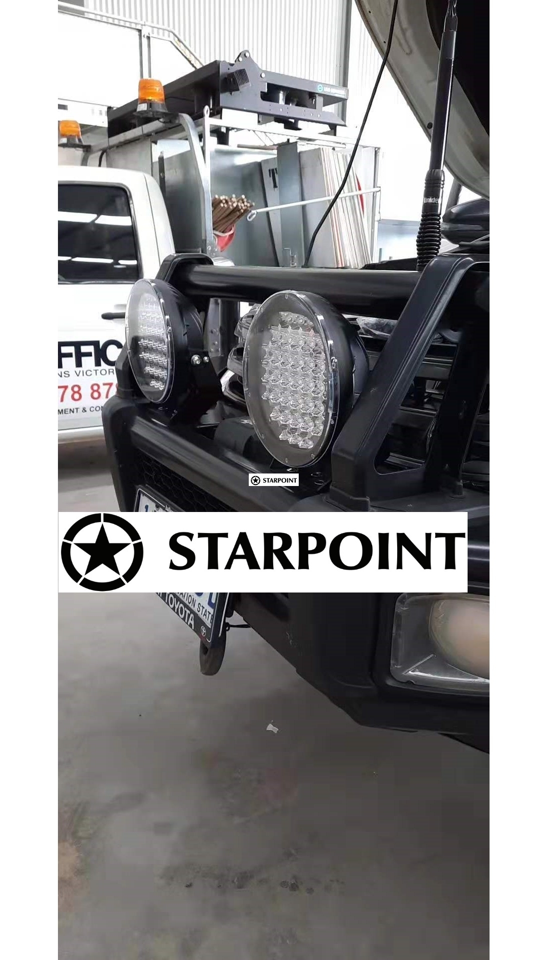 Pair 9" LED Driving Lights, 9 Inch Offroad 4x4 Spotlights with 5 years ...