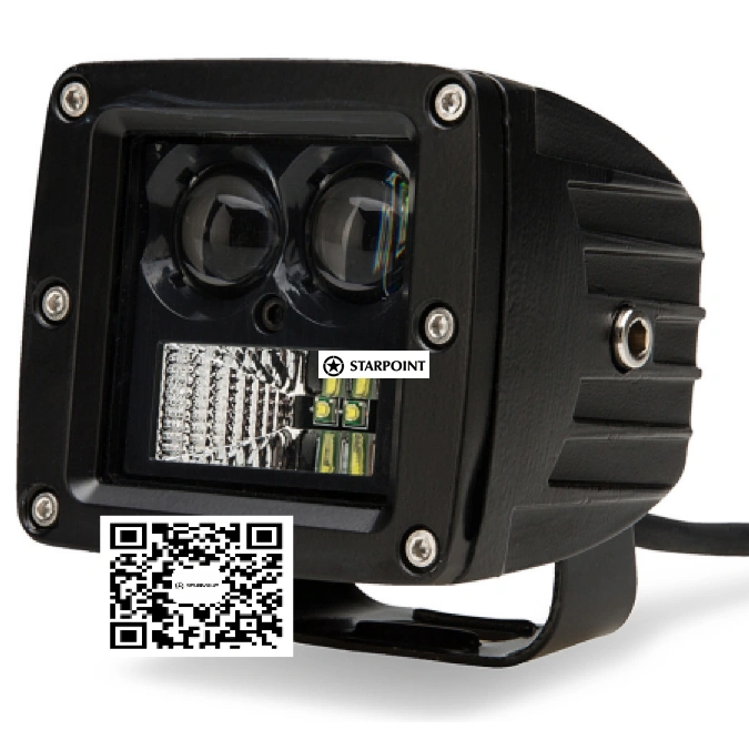 20 Watt combo Beam Led work Lamp, New Square combo LED Work Light for ...