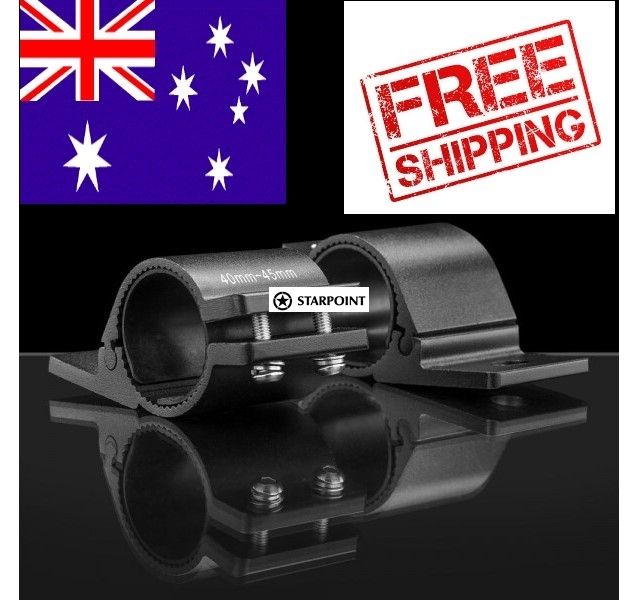2x40-45mm Nudge Bullbar Mounting Bracket 1.6" Clamp LED Work Light Bar