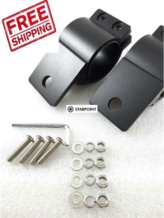 Nudge Bar Mounting Clamps Bull Bar Brackets for Lights for LED Light ...