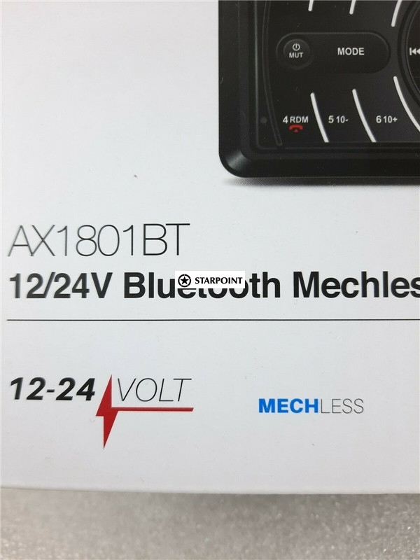 24 Volt Stereo Radio for Truck Tractor 12/24v Bluetooth Single DIN Head ...