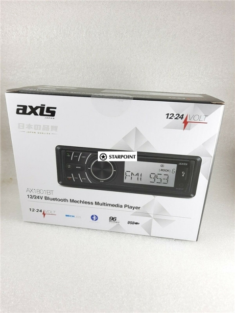 24 Volt Stereo Radio for Truck Tractor 12/24v Bluetooth Single DIN Head ...