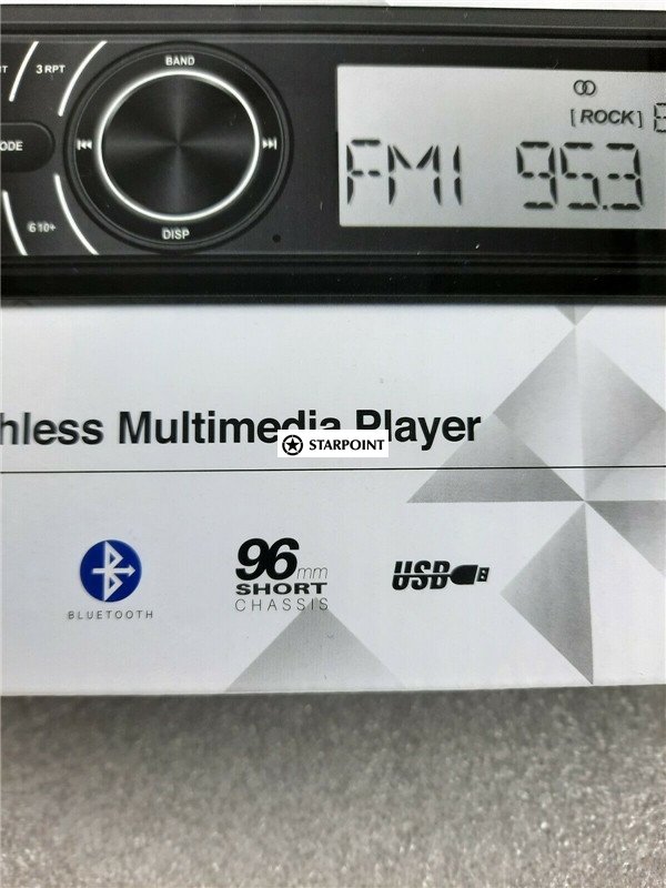 24 Volt Stereo Radio for Truck Tractor 12/24v Bluetooth Single DIN Head ...