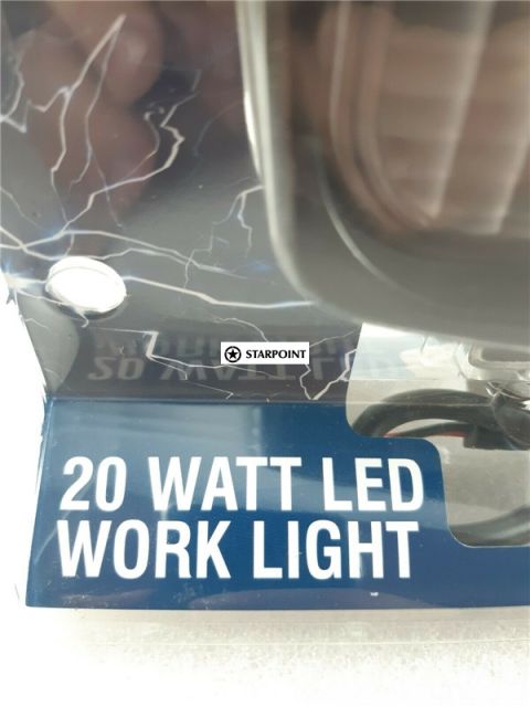 Thunder Work Light 20 Watt Square 5 x Cree IP67 10-32v - Fast Aus Post