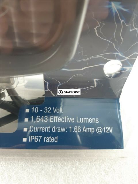 Thunder Work Light 20 Watt Square 5 x Cree IP67 10-32v - Fast Aus Post