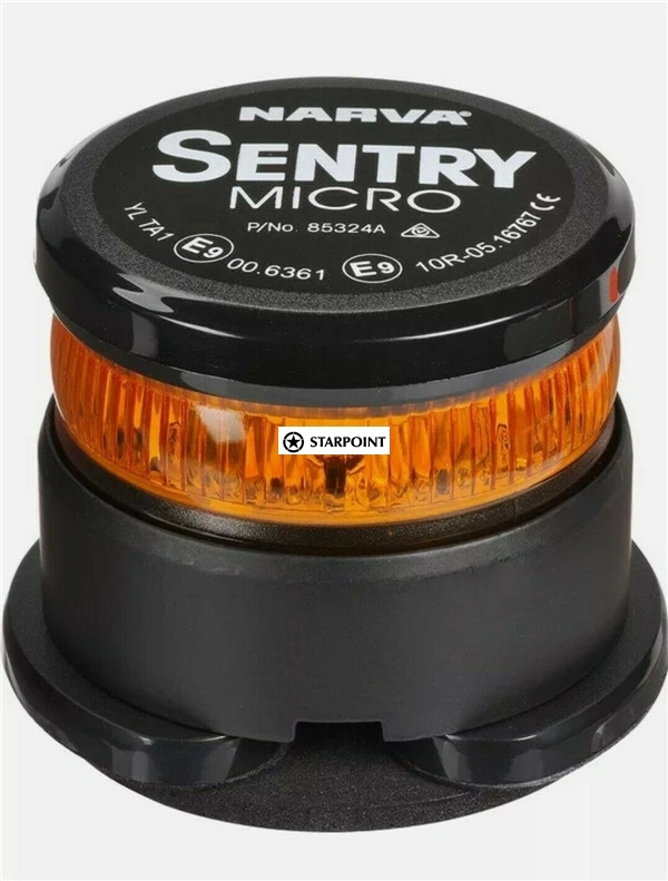 Narva 85324A Sentry LED Amber Beacon Micro USB Rechargeable Class 1 ...