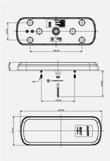 Maxilite LED Combination Light Stop Tail Sequential Indicator 10-30v ...