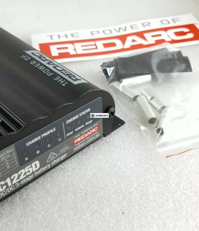 Redarc BCDC1225D Dual Battery charger Isolator System DC to DC Install ...