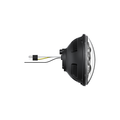 7 Inch Projector Type Headlight, High beam only Position Lamp, ECE R112 ...