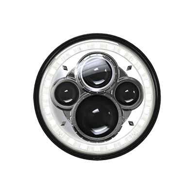 7 Inch Projector Type Lamp High and Low Beam Functions and Position ...