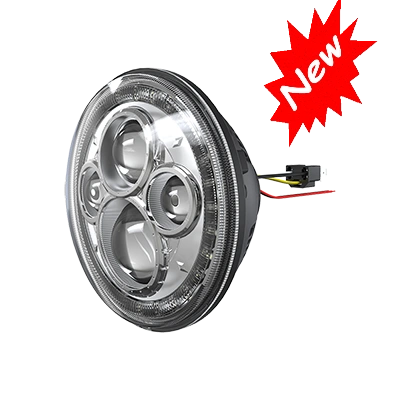 7 Inch Projector Type Lamp High and Low Beam Functions and Position ...