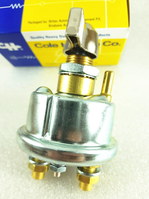 Battery Master Switch 75910 DPST Isolation Switch On/Off Cole Hersee