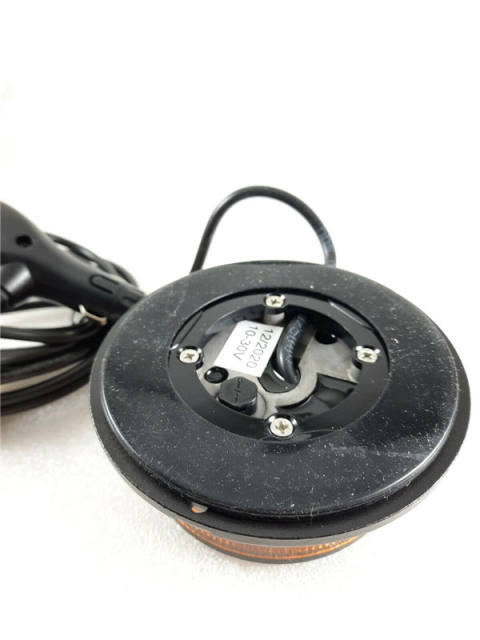 LED Amber Beacon Class 1 Multivolt Low Profile Magnetic Base 12v 24v