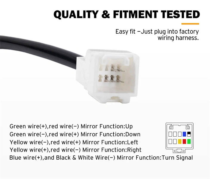 San Hima Pair Chrome Towing Extendable Side Mirrors for Holden Colorado ...