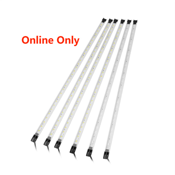 Lightfox 6PCS 12V LED Strip Light Bar Waterproof Amber White Lights ...