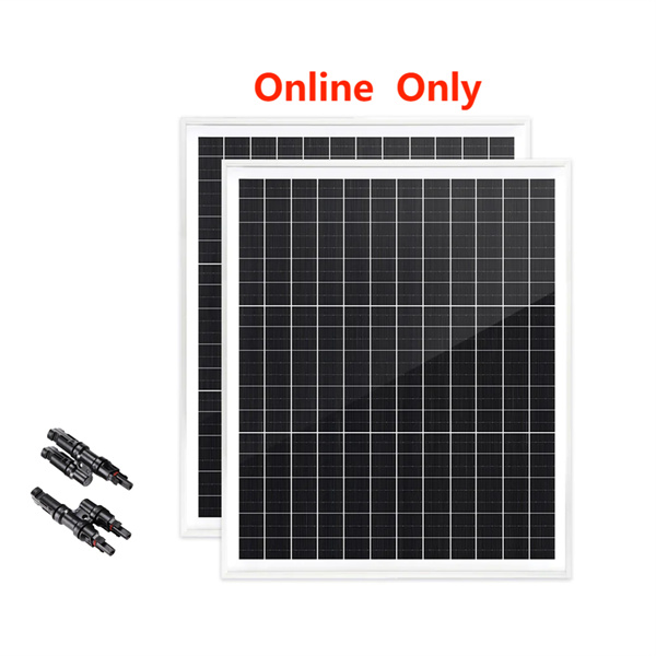 12V 120W Solar Panel Kit Mono Generator Caravan Camping Power Battery ...