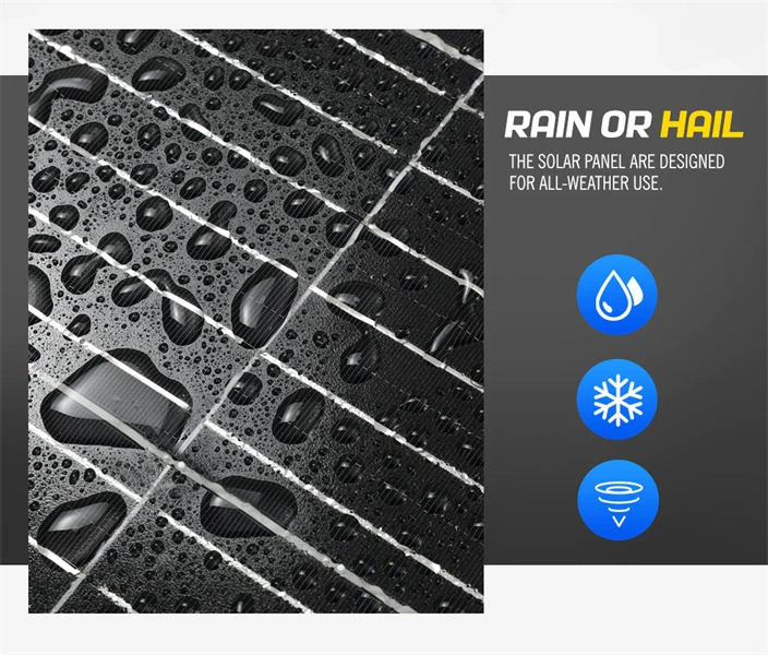 Atem Power 60W Solar Panel 12V Mono Generator Fixed + Solar Mounting ...