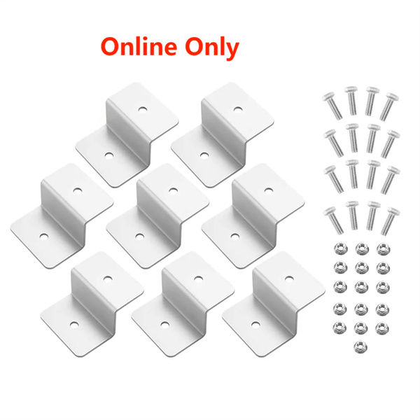8pcs Z Style Solar Panel Mounting kits Aluminum Alloy Brackets for RV ...