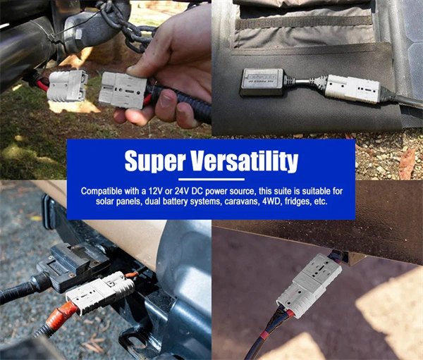 Atem Power 10 x Anderson Style Plug Connectors 50 AMP 12-24V 6AWG DC ...