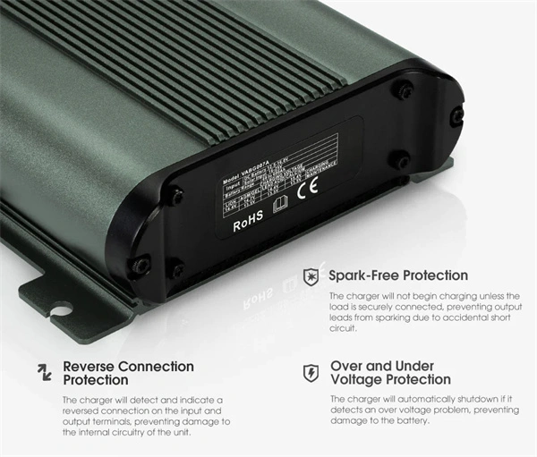 Atem Power 12V 20A DC to DC Battery Charger MPPT Dual Battery System ...