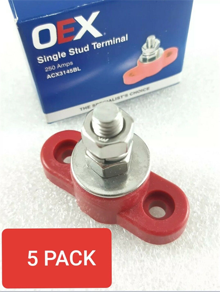 5 x Remote Positive Battery Terminal Suit Dual Battery Systems ...