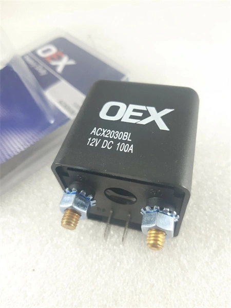 Heavy Duty 100 Amp Relay 12 Volt - Blade & Stud Terminals- NO Contacts