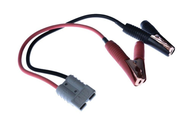 Drivetech 4x4 50A Anderson Plug to Alligator Clips Lead 300mm 6 B&S Cable