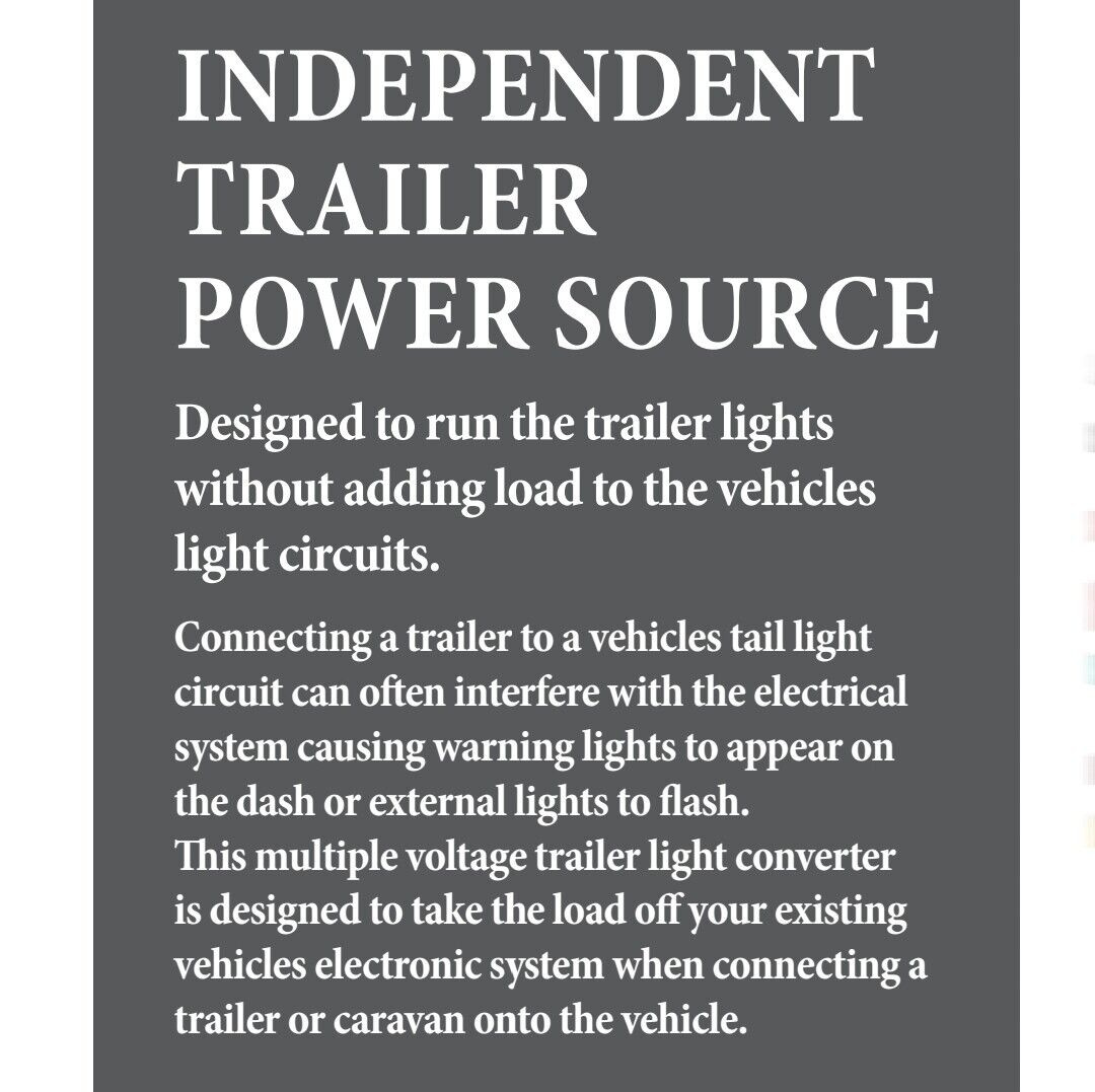 Universal Tow Module - Trailer Plug Module - Multivolt 12v 24v - 7 Pin