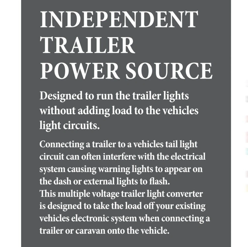 Universal Tow Module - Trailer Plug Module - Multivolt 12v 24v - 7 Pin