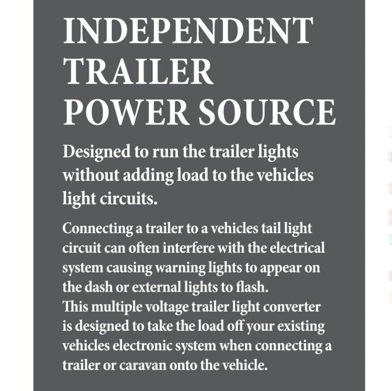 Universal Tow Module - Trailer Plug Module - Multivolt 12v 24v - 7 Pin