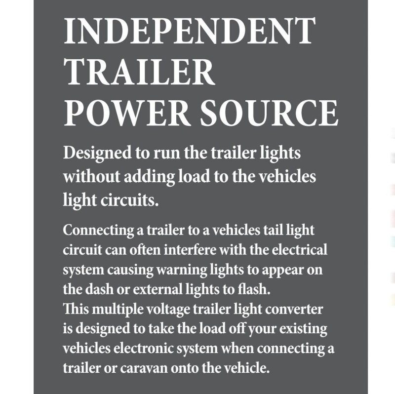 Universal Tow Module - Trailer Plug Module - Multivolt 12v 24v - 7 Pin