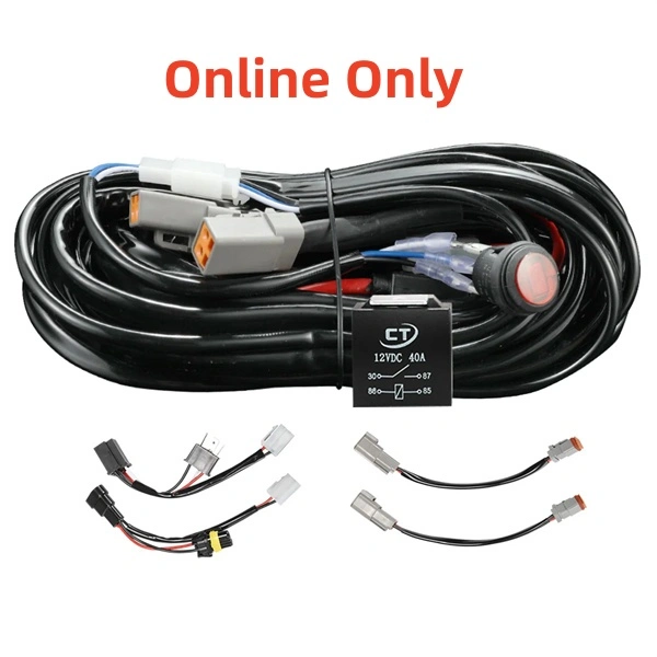 Lightfox Dual Connector Plug & Play Smart Harness High Beam Driving ...