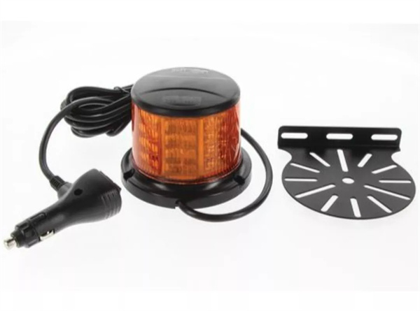 Amber LED Beacon 12V/24V Class 1 Magnetic Base with Matching Mounting Plate
