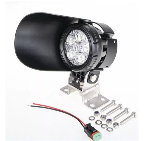 New Car LED Mirror Light 60 Degree Wide Flood Beam 9-36V 2295LM IP69K ...
