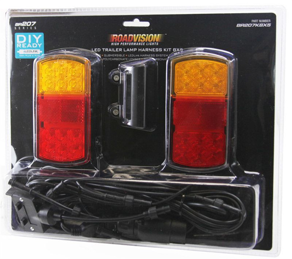 Roadvision LED Trailer Lamp Tail Lights Kit BR207K8X5 12V Stop/Tail/Ind ...