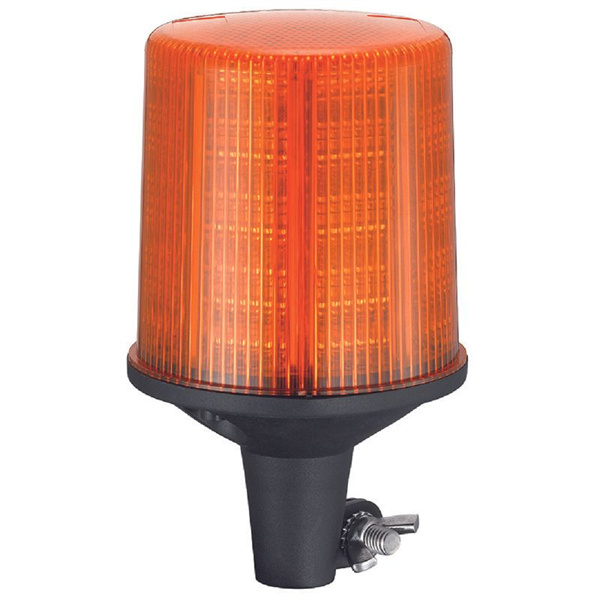 Roadvision LED Beacon Revolver 10-30V Amber DIN Pole Mount 28W Sim ...