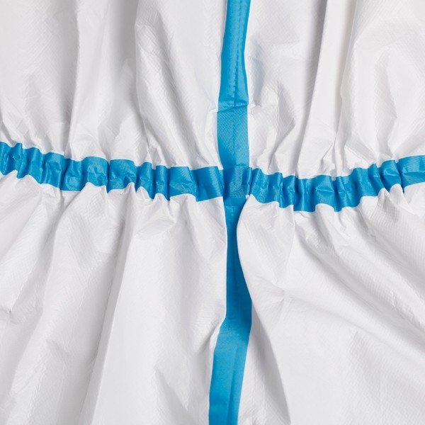 Disposable Liquid Resistant Chemical Coverall Microporous Film Taped ...