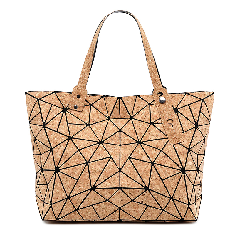 Geometric Cork Tote Handbag CORK PRODUCTS Cork Bag Cork Bag